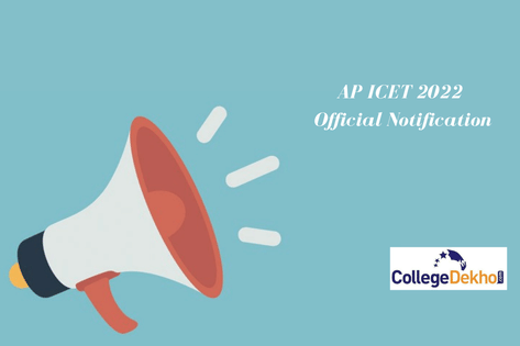 AP ICET 2022 Official Notification on May 12: Dates to register ...
