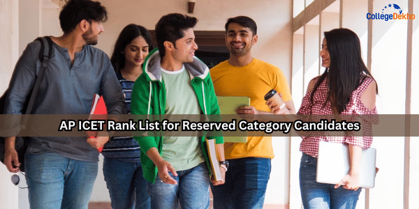 AP ICET 2024 Rank List for Reserved Category Candidates | CollegeDekho