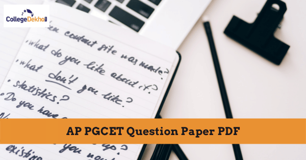 APPGCET 2021 Question Papers (Available) - Download PDF for All ...