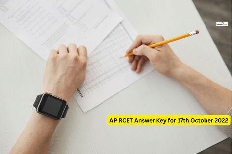 AP RCET Answer Key for 17 October 2022 (Out): Download PDF of Master ...