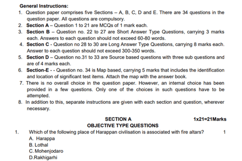 CBSE Class 12 History Answer Key 2026 (OUT) LIVE: Set-wise Unofficial ...