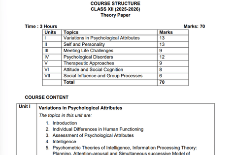 CBSE Class 12 Psychology Answer Key 2026 (OUT) Live Updates: Solved ...