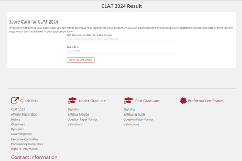 CLAT Result 2024 LIVE Updates (Released): Scorecard and ranks at ...
