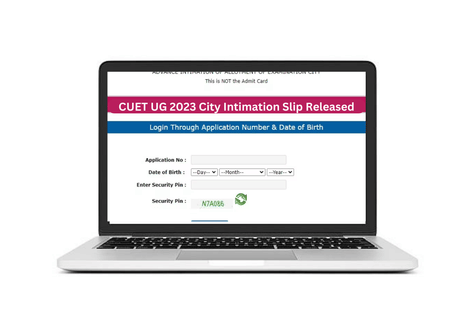 CUET UG 2023 City Intimation Slip (Released) Live: Link Activated at ...