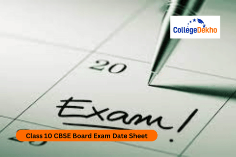 CBSE Class 10 Date Sheet 2024 Out - Download CBSE Board 10th Exam Time ...