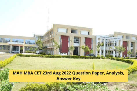 MAH MBA CET 23rd Aug 2022 Question Paper, Analysis, Answer Key ...