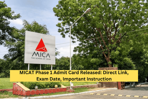 MICAT Phase 1 Admit Card 2023 Released: Direct Link, Exam Date ...