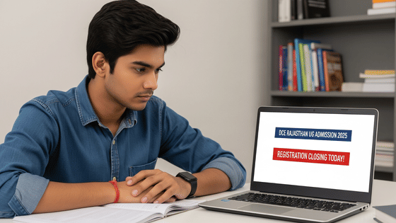 DCE Rajasthan UG Admission 2025 Registration Closing Today: What next ...