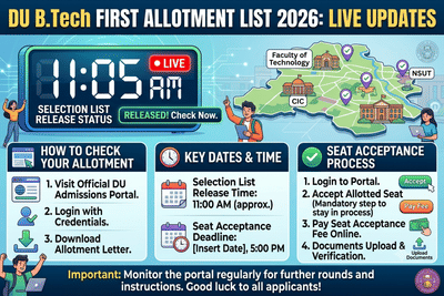 CUSAT B.Tech First Seat Allotment 2025 Release Date | CollegeDekho