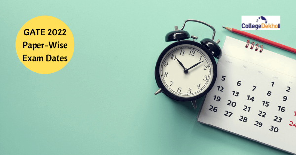 GATE 2022 Paper-Wise Exam Dates Released: Check Date & Time for All ...