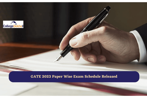 GATE 2023 Paper Wise Exam Schedule Released- Check Date & Time for All ...