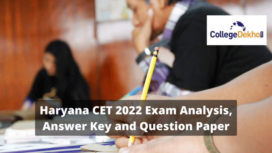 Haryana CET 2022 Exam Analysis, Answer Key and Question Paper ...