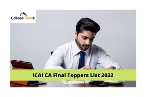 ICAI CA Final Toppers List May 2022 (Out): Know Topper Names, All-India ...