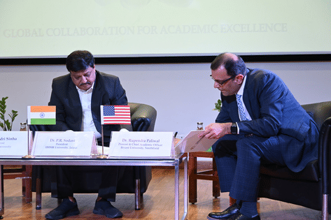 IIHMR University Signs MoU with Bryant University USA | CollegeDekho