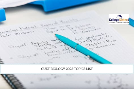CUET Biology 2023: List of topics to prepare for the entrance exam ...