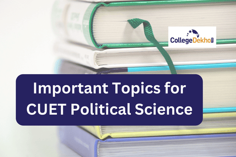 Important Topics For CUET Political Science 2024 | CollegeDekho