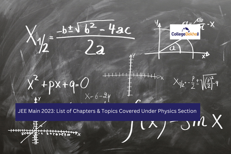 JEE Main 2024: List of Chapters & Topics Covered Under Physics Section ...
