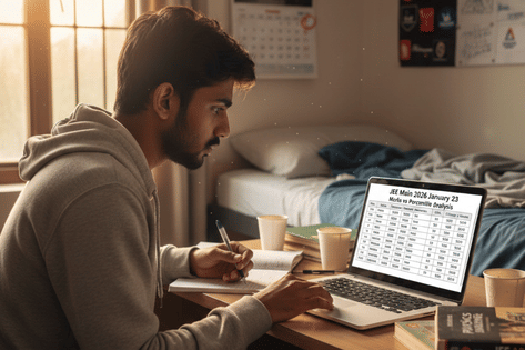 Jee Main 2026 January 23 Marks Vs Percentile Check Expected Percentile