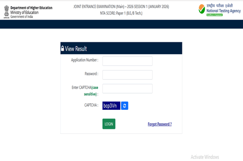 JEE Main Session 1 Result 2026 OUT Live: NTA Scorecard Link Active at ...