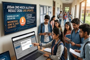 JoSAA 2nd Mock Allotment Result 2026 (OUT) LIVE: Second Mock Cutoff ...
