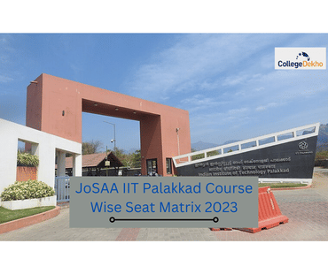 JoSAA IIT Palakkad Course Wise Seat Matrix 2023 | CollegeDekho