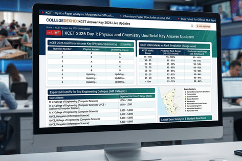 KCET Answer Key 2026 (OUT) LIVE: All Subject Unofficial Keys PDF ...
