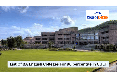 List of BA English Colleges For 90 percentile In CUET 2025 | CollegeDekho