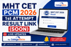 MHT CET PCM 2nd Attempt Response Sheet 2026 (OUT) LIVE: Answer Key Link ...