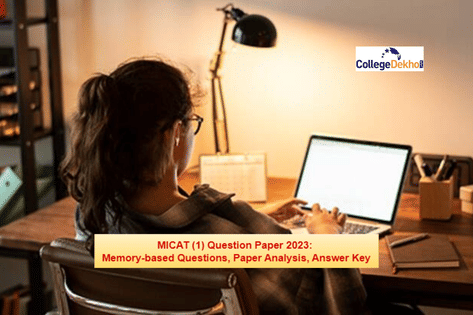 MICAT (1) Question Paper 2023 (Available): Memory-based Questions ...