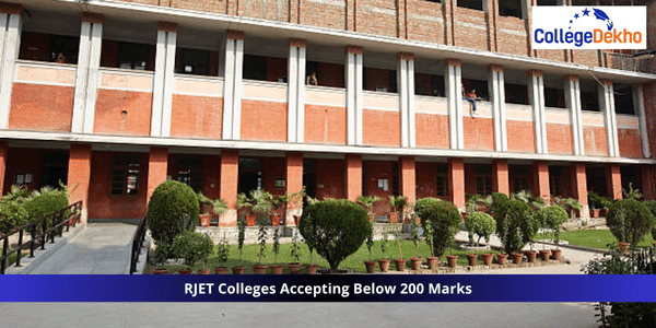List of Colleges for below 200 Marks in Rajasthan JET 2025 | CollegeDekho