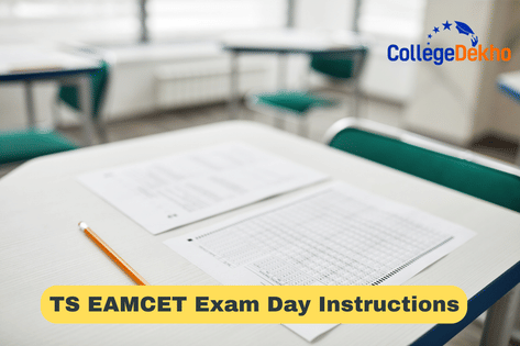 TS EAMCET 2025 Exam Day Instructions - Documents to Carry, Guidelines ...