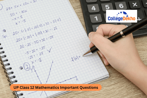 UP Class 12 Math Important Questions 2026 | CollegeDekho