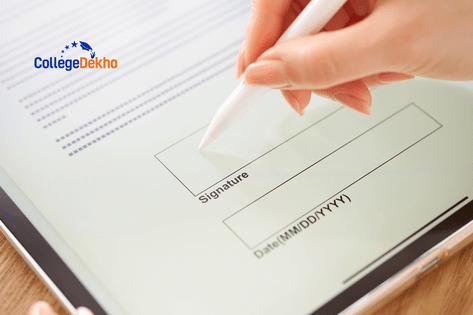 Instructions to Upload Signature in GATE Application Form 2025 ...