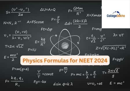 Physics Formulas for NEET 2024 | CollegeDekho